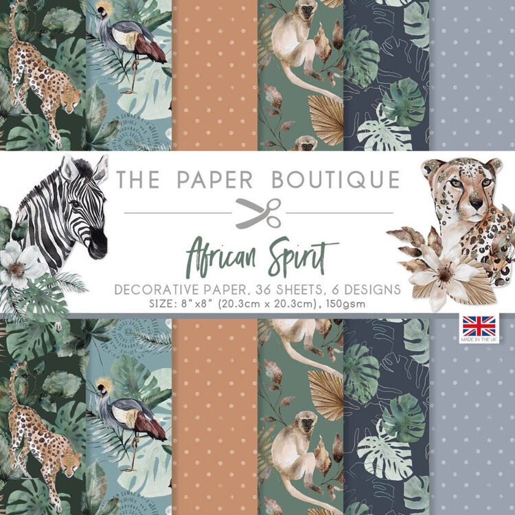 The Paper Boutique African Spirit 8x8 Inch Decorative Paper Hobbiez ...