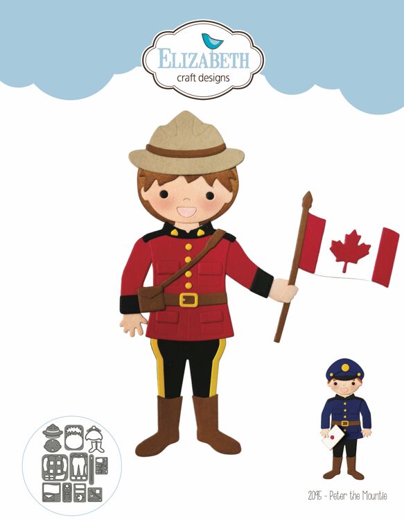 Elizabeth Craft Designs Peter the Mountie Hobbiez - Voor al uw ...